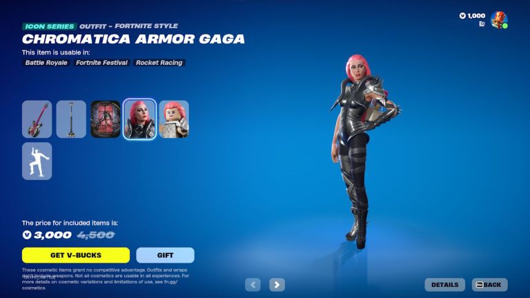 How to Get Lady Gaga Skin in Fortnite Festival - Touch, Tap, Play