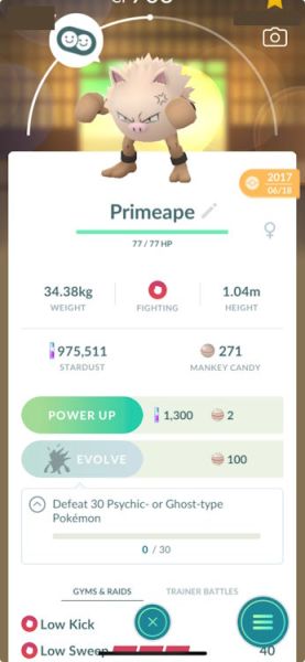 How to Evolve Primeape in Pokémon Go - Touch, Tap, Play
