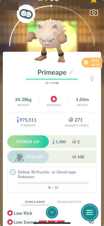 How to Evolve Primeape in Pokémon Go - Touch, Tap, Play